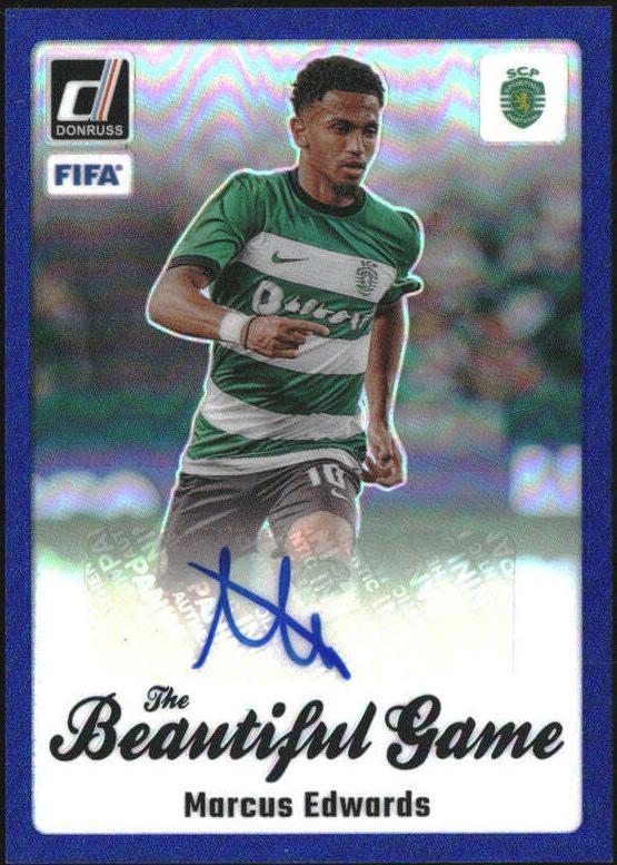 2023-24 Panini Donruss Fifa - Beautiful Game Autographs Marcus Edwards ...