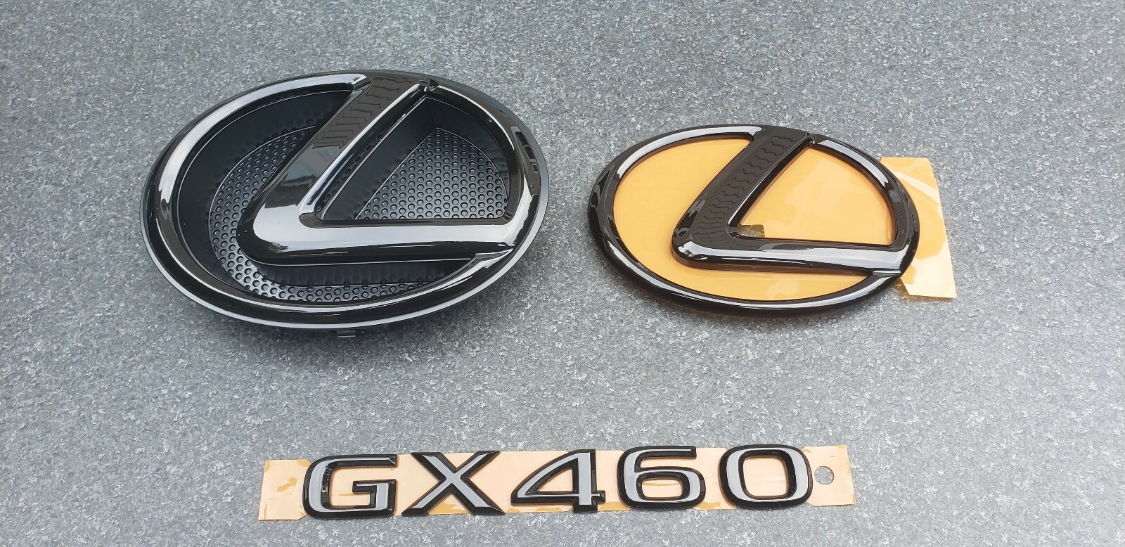 FITS LEXUS GX460 EMBLEM KIT PEARL BLACK W/O PRE CRASH SYSTEM 2014 THRU ...