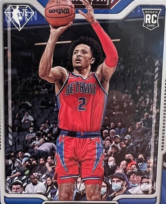 2021-22 Panini Chronicles - Playbook Cade Cunningham #279 Red /149 (RC ...