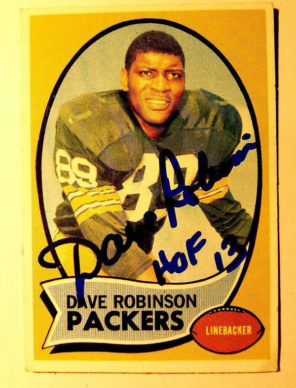 Dave Robinson Football Card Database - Newest Products will be shown ...