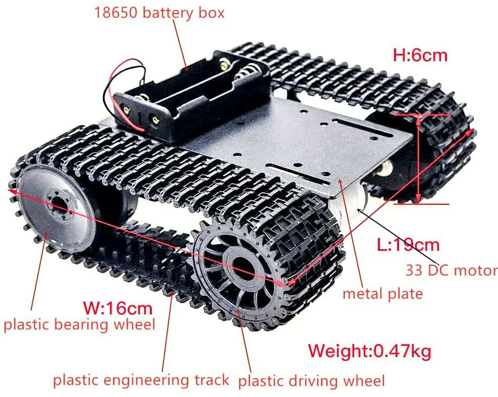 Raspberry Pi Robot Chassis | 4wd Robot Chassis Kit With 4 Tt Motor For Arduino Raspberry Pi