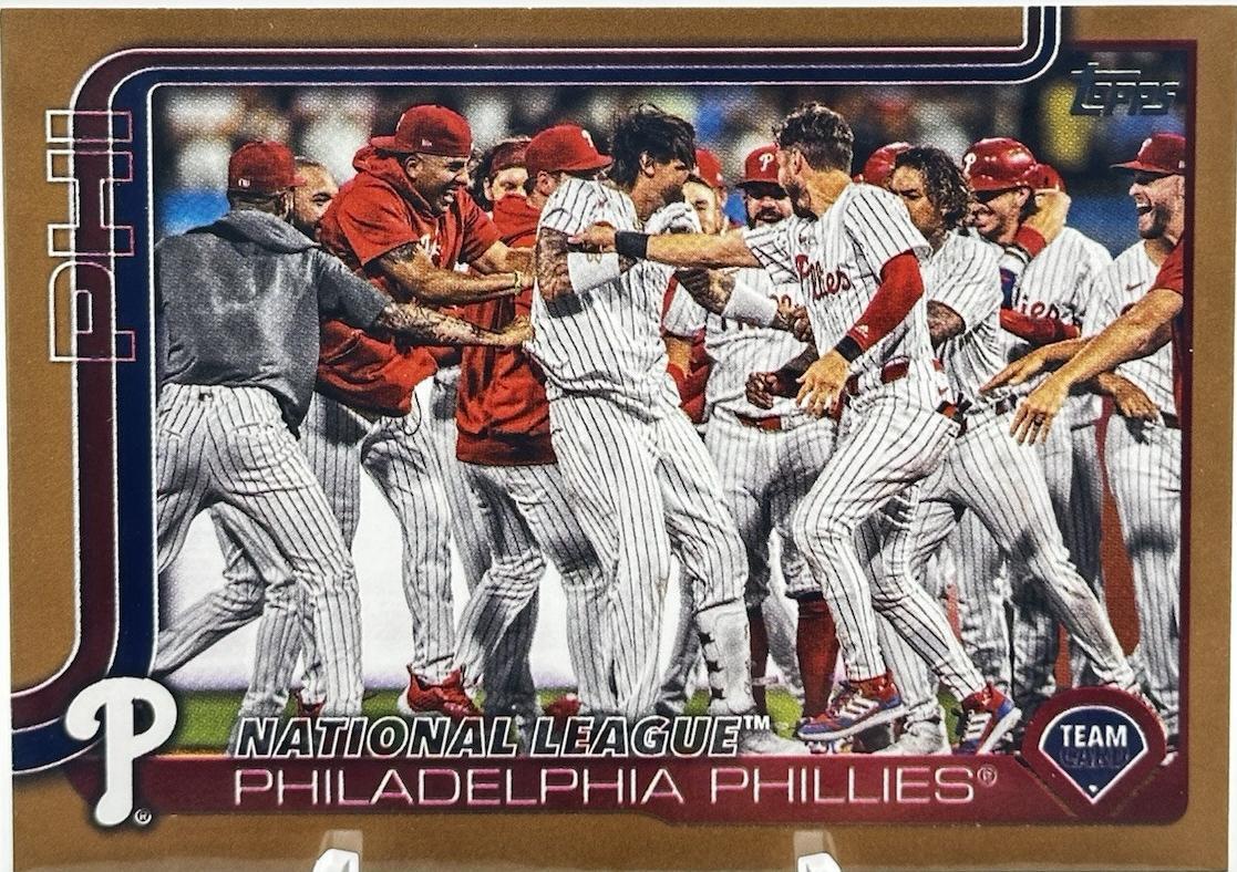2025 Topps Series 1 - Philadelphia Phillies #159 Gold /2025 for sale ...