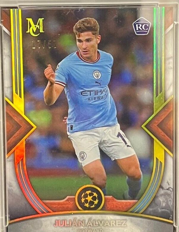 2022-23 Topps Museum Collection UCL - Julian Alvarez #16 Gold /50 (RC ...