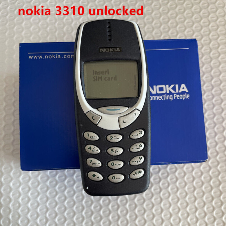 Original Nokia 3310 Blue Unlocked 2G GSM 900/1800 Original Nokia 3310 Blue Unlocked 2G GSM 900/1800