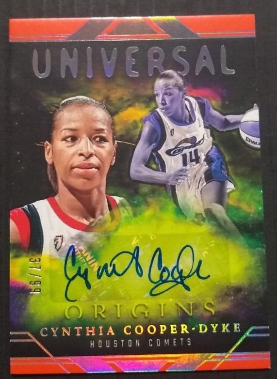 2024 Panini Origins WNBA - Universal Autographs Cynthia Cooper #UA-CCD ...