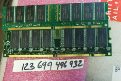 512MB KIT 2x 256MB SD SDR PC PC133 133 SDRAM CL3 168PIN NON-ECC DUAL RANK 16X8 のeBay公認海外通販｜セカイモン