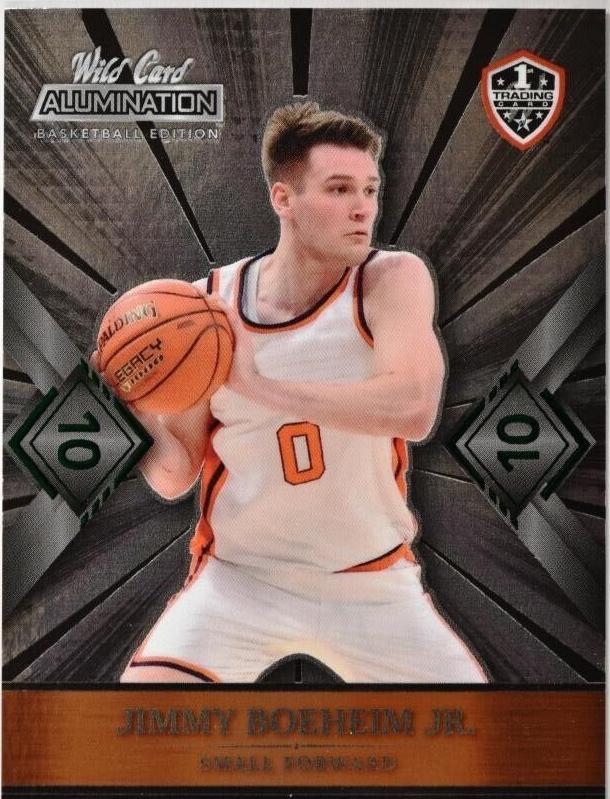 2021-22 Wild Card Alumination - Jimmy Boeheim Jr. #ABC-38 Green Foil 10 ...