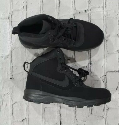 Nike Manoadome Hiking Trail Work Boots Triple Black 844358 003 MENS SIZE 8 eBay