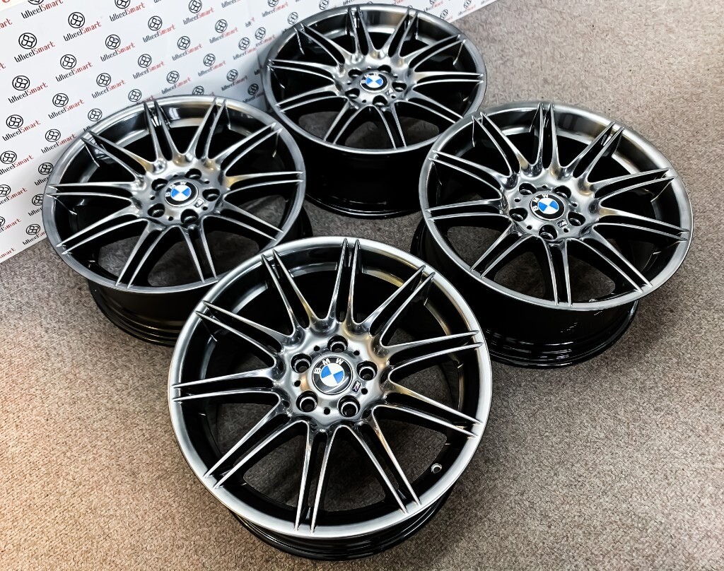 GENUINE BMW MV4 19" ALLOY WHEELS - 5 x 120 - SHADOW CHROME FINISH | in ...