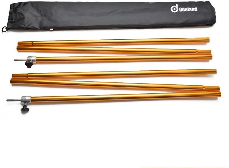 Adjustable Tarp Poles, Telescoping Aluminum Tarp and Tent