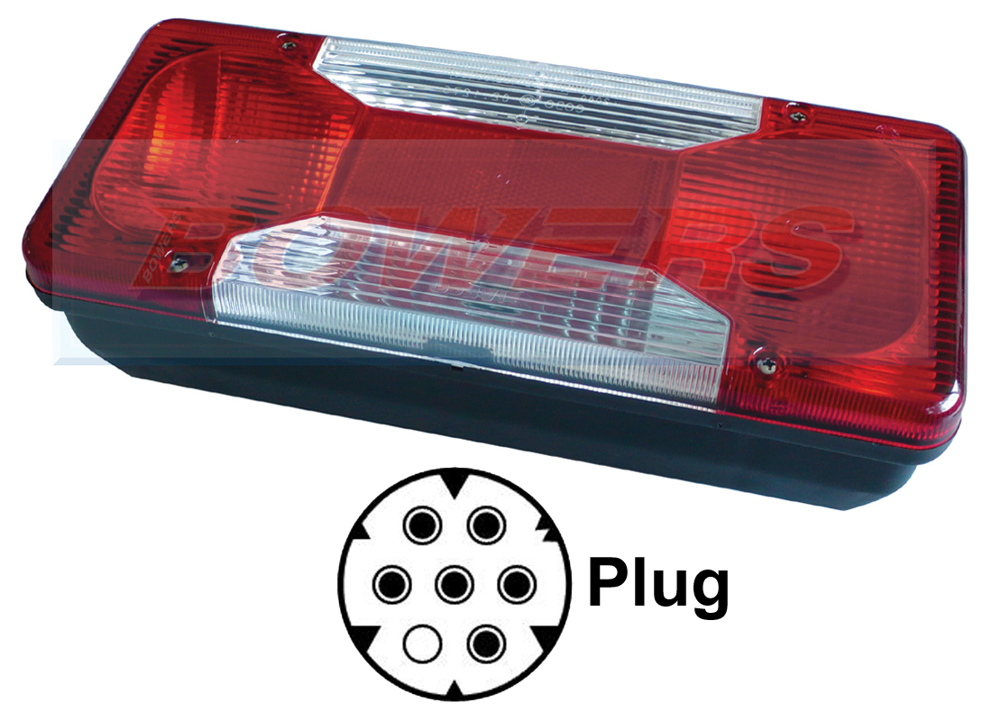 IVECO DAILY TIPPER 2006 -> REAR LIGHT REAR LAMP TAIL LIGHT RIGHT HAND ...