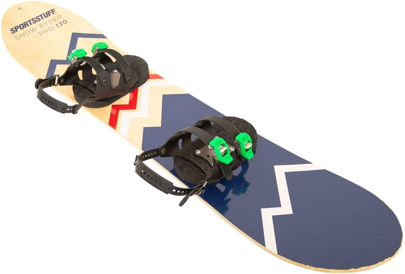 Snow Ryder PRO Hardwood Snowboard, 130Cm, Beginner'S Wood