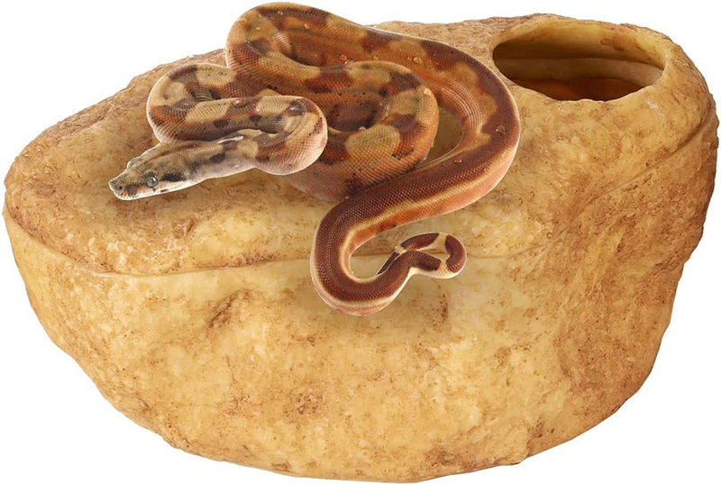 Reptile Hide Cave, Snake Cave and Hides, 3-In-1 Magnetic Attraction ...