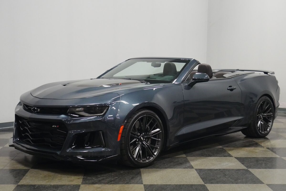 One Owner Low Mileage Drop Top Convertible Zl1 Camaro Supercharged ...