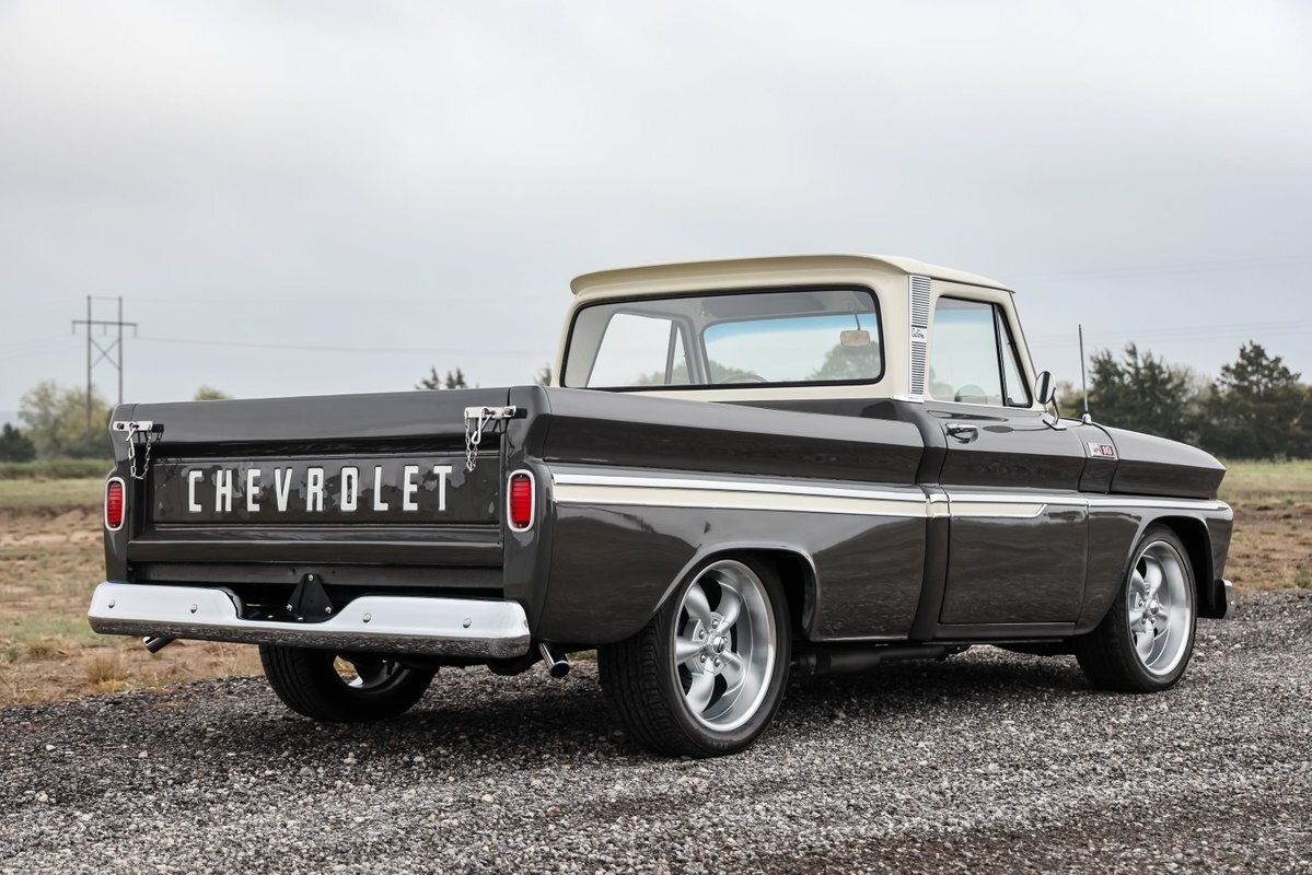 1965 Chevrolet C10 9670 Miles Gray / White Truck 350ci V8 Muncie 4 ...