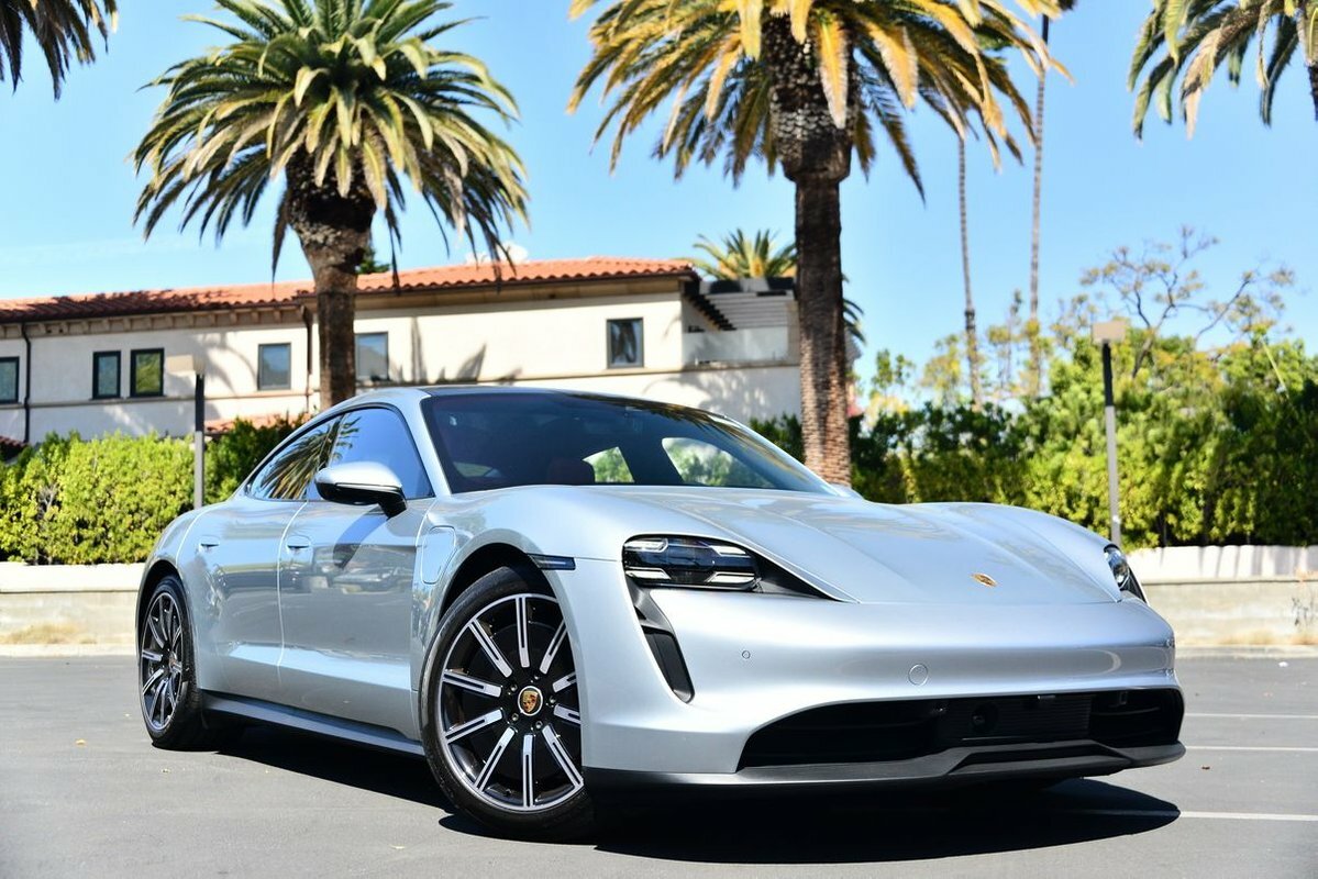 2021 Porsche Taycan 4s 824 Miles Dolomite Silver Metallic Sedan 2 Speed ...