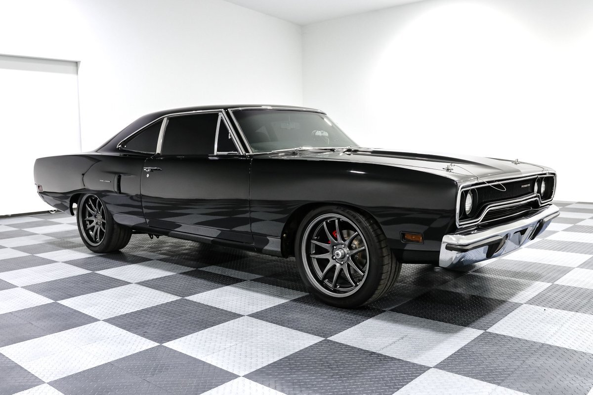 1970 Plymouth Road Runner 94358 Miles Black Coupe 440 Big Block V8 4 ...