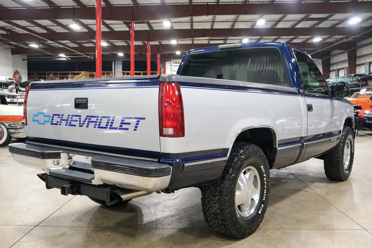 1996 Chevrolet Silverado K-1500 143802 Miles Ultra Silver / Blue Pickup ...