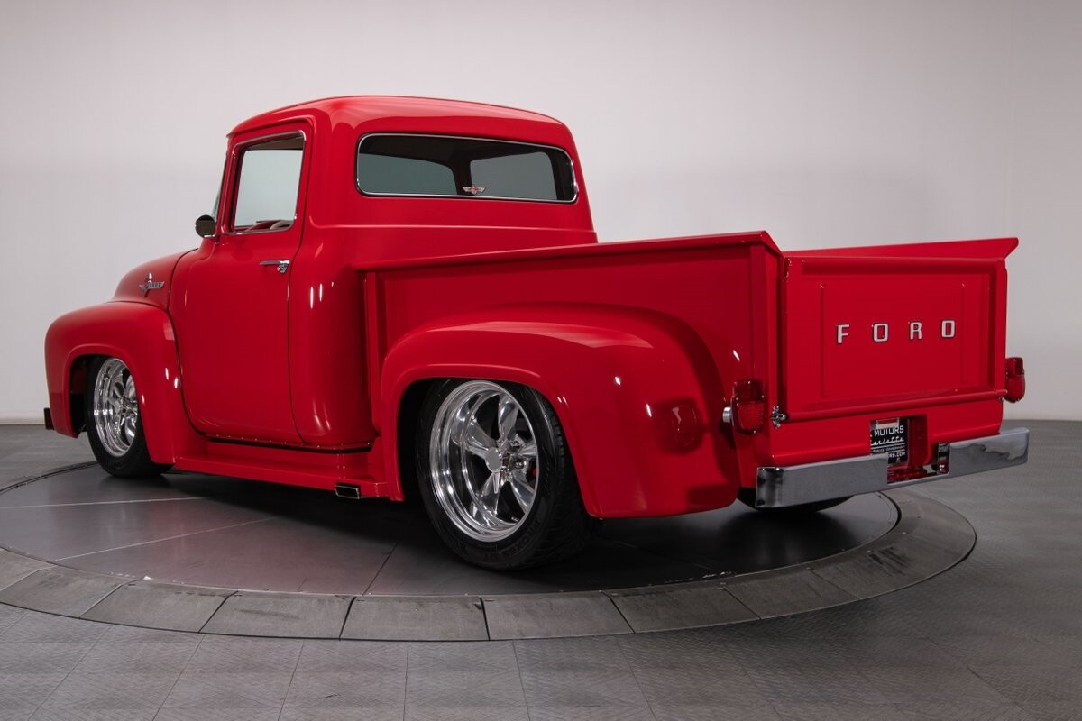 1956 Ford F100 Pickup Truck Torch Red Pickup Truck 429 V8 3 Speed ...