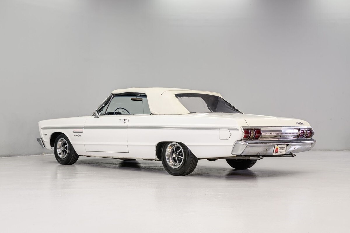 1965 Plymouth Sport Fury Convertible 13625 Miles Alpine White ...