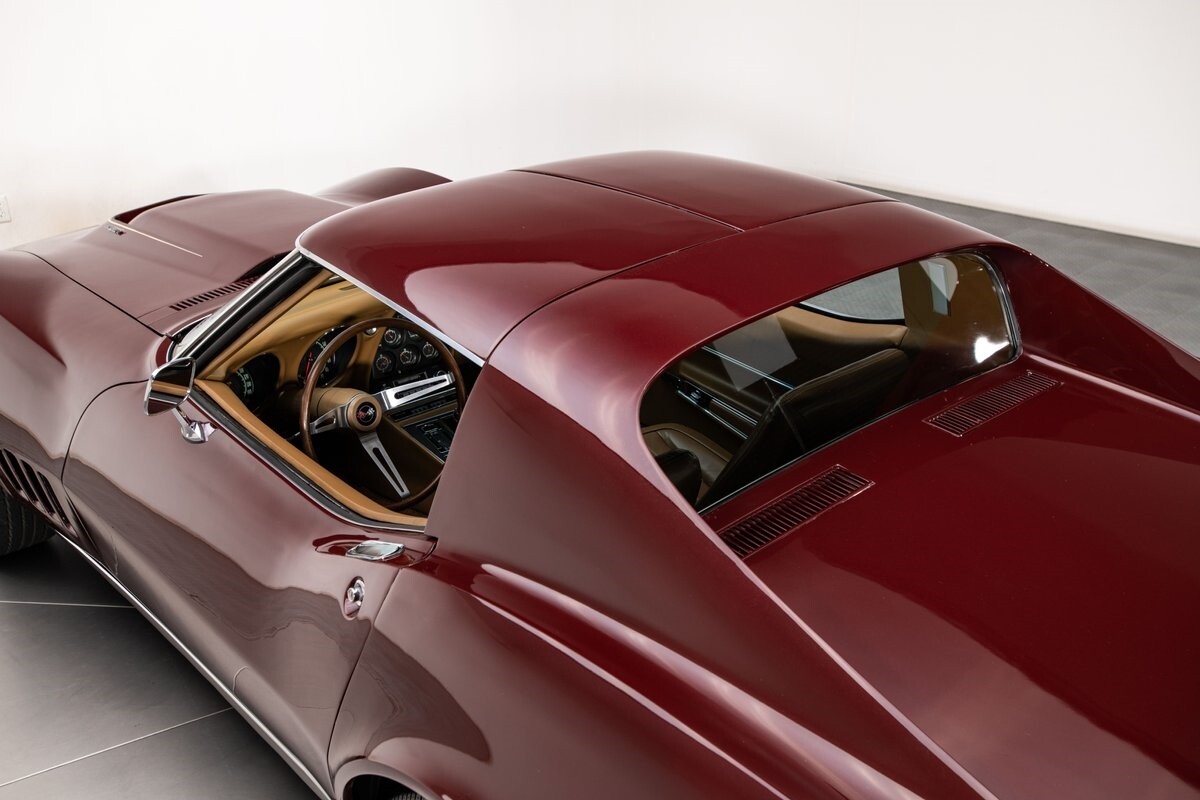 1968 Chevrolet Corvette Cordovan Maroon Coupe 427 V8 4 Speed Manual ...