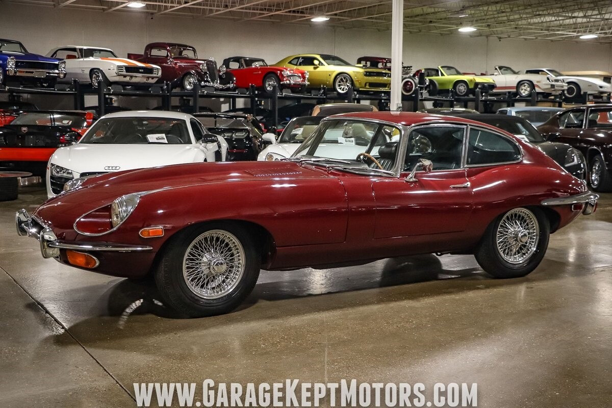 1971 Jaguar E-type Sii Coupe Regency Red Coupe 4.2l I6 60302 Miles ...