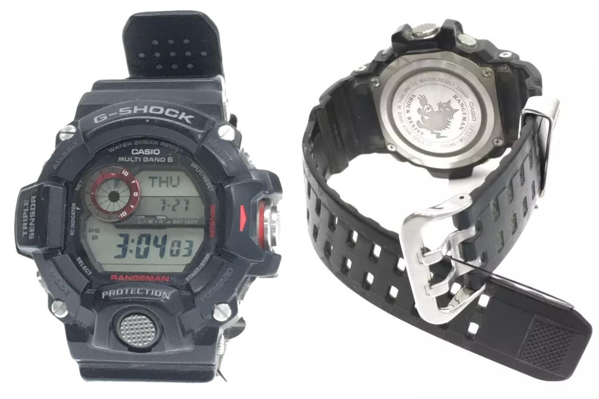 G-Shock GW-9400J-1JF Rangeman triple sensor 53.5 mm Black G-Shock GW-9400J-1JF Rangeman triple sensor 53.5 mm Black