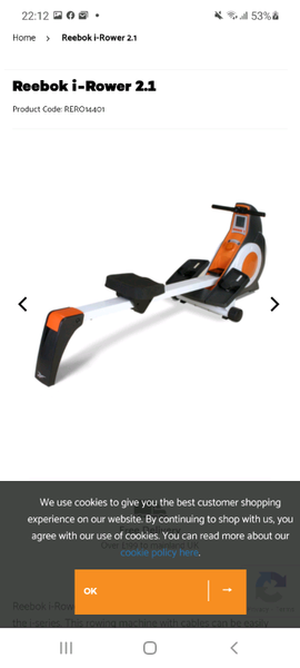 Reebok Rowing Machine for sale in UK | View 27 bargains