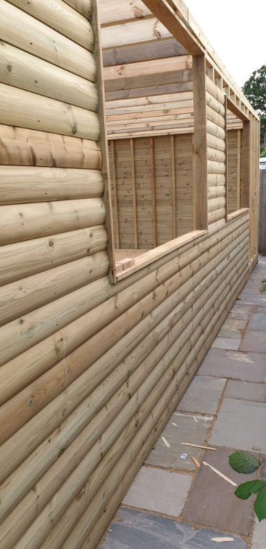 Log lap timber wood cladding | in Fareham, Hampshire | Gumtree