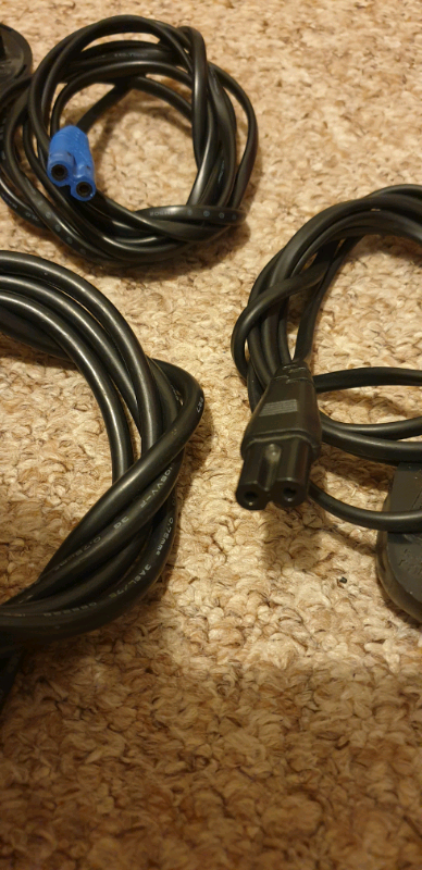 Kettle Cables Power Plugs UK IEC C13 Mains Leads - 8 x 1.8M 1 x 1.5M w ...