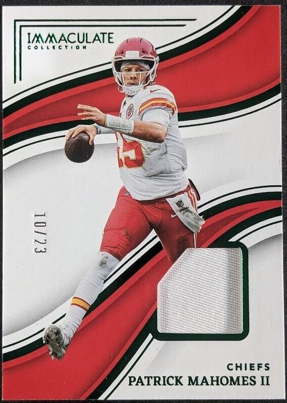 2023 Panini Immaculate Collection - Memorabilia Patrick Mahomes II #88 ...