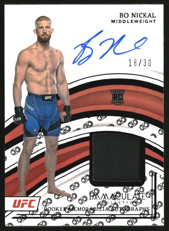 2023 Panini Immaculate Collection UFC - Rookie Memorabilia Autographs ...