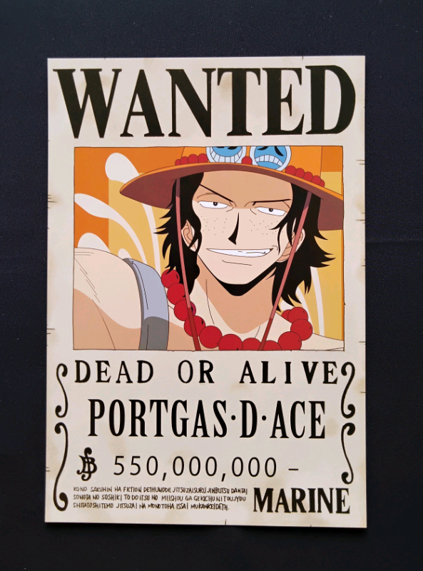 Portgas-D-Ace One Piece Bounty Poster 28.5 x 20cm | in Telford ...