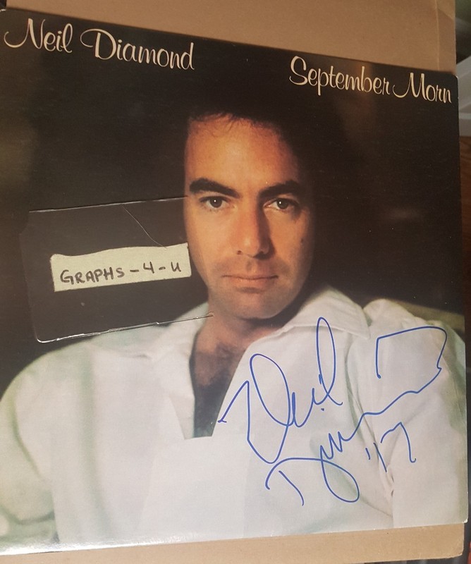 Neil Diamond Autographs for sale by RACC Trusted Sellers | Authentic ...