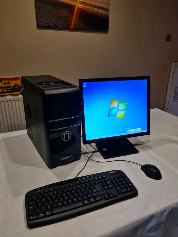 Complete Desktop Computer System. 2.6GHZ Intel Processor, 500GB HD, 19 ...