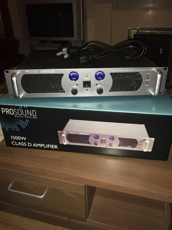 PROSOUND 1000 CLASS D AMP - Speakerplans.com Forums - Page 1