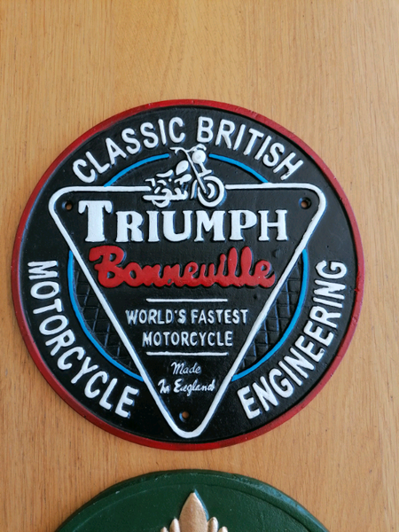 Triumph Motorcycle Sign for sale in UK | 61 used Triumph Motorcycle Signs