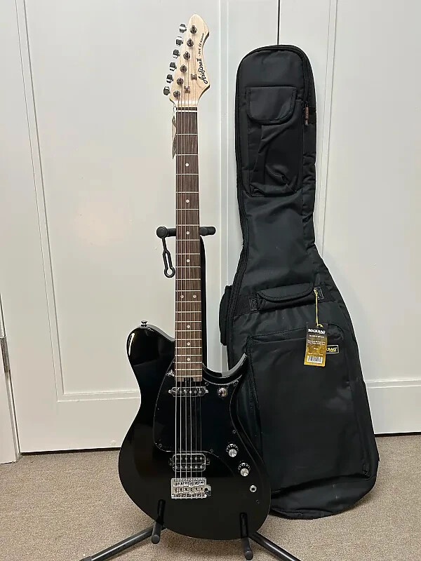 Aria Pro II Jet Baritone Electric Guitar- Black - Brand New w/FREE ...