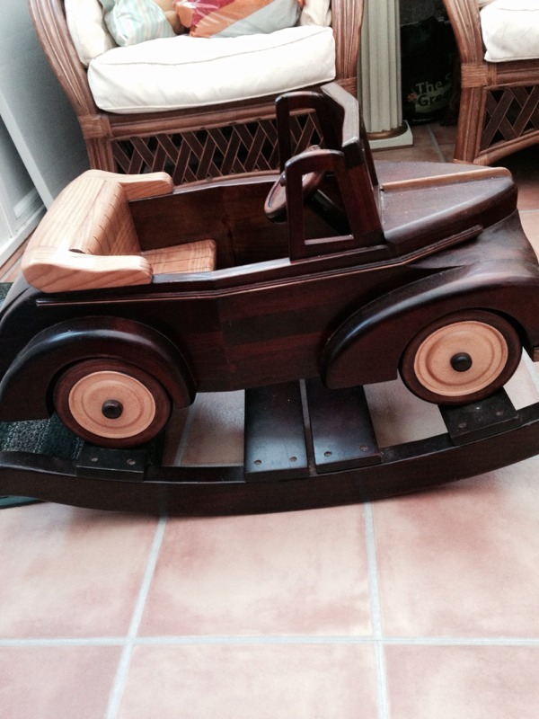 Childs wooden rocker car Morris minor. Vintage (rare) | in Southampton ...
