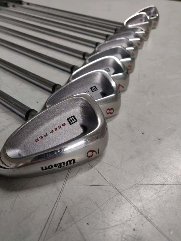 Golf Clubs Set Wilson Deep Red Junior