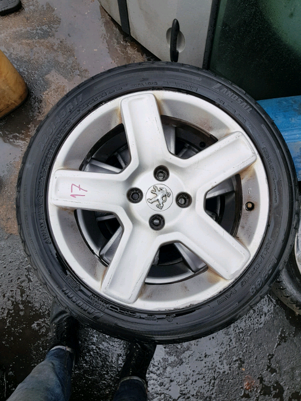 17 inch Alloy wheel rim with tyre peugeot 207 306 gti 208 3008 | in ...