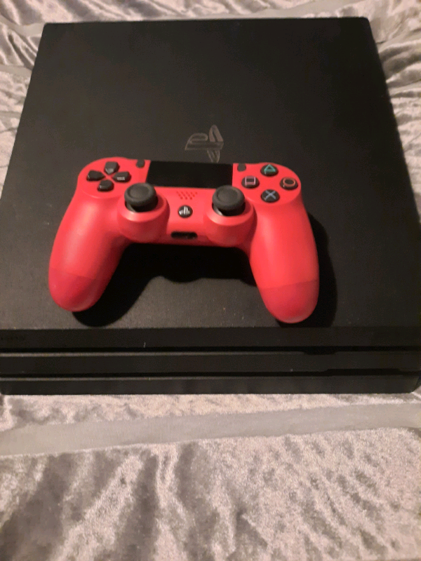 PlayStation 4 Pro 1tb (ps4) with red controller | in Little Hulton ...