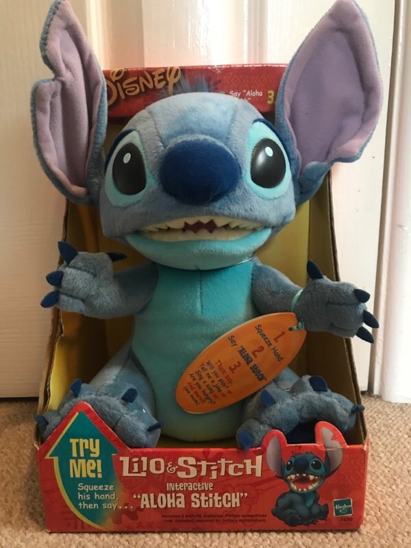 Disney talking Stitch rare collectible ALOHA STITCH interactive | in ...