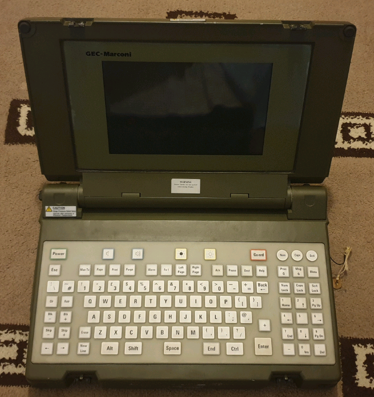 Vintage GEC MARCONI military laptop | in Keighley, West Yorkshire | Gumtree