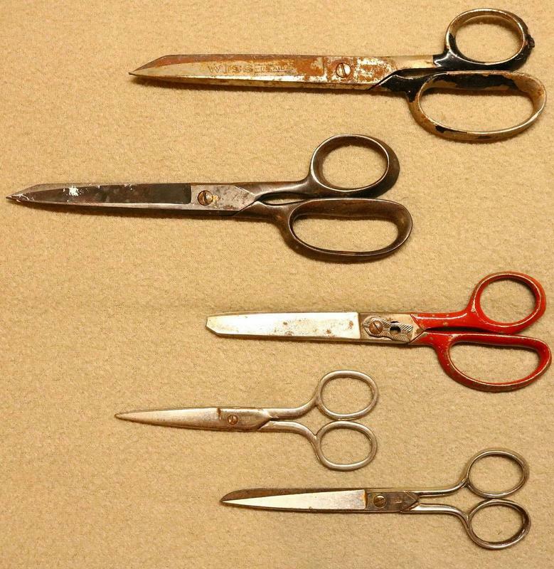 Scissors Mixed Lot Bag2 Unusual Estate Assortment Cutting USA Other ZQの ...