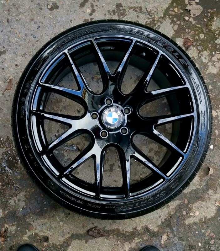 **20" BMW ALLOY WHEELS PCD 5X120 GLOSS 1 2 3 4 5 6 7 8 SERIES VAUXHALL ...