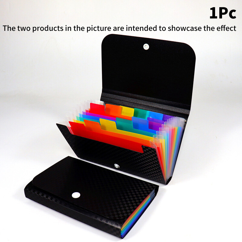 Small File Wallet Receipt Folder A6 Accordion Folder 7-layer 13-layer ...