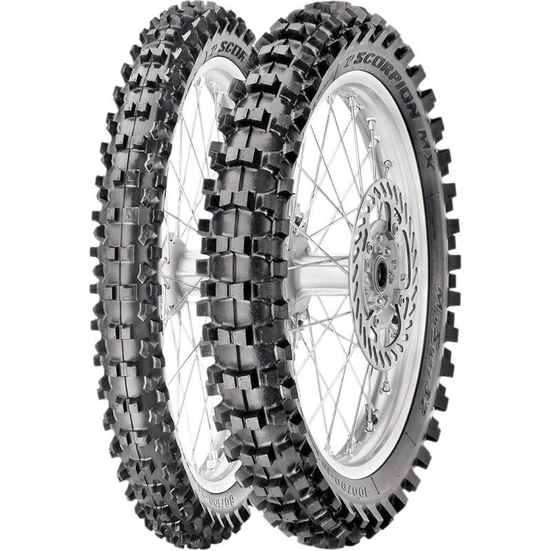 Pirelli - 4024400 - Scorpion MX32 Mid-Soft Front Tire, 70/100-17 for ...