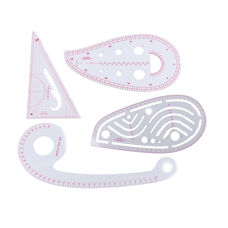 Купить Правители швейные Unbranded 4 Pcs Sewing Ruler Set Metric Ruler ...