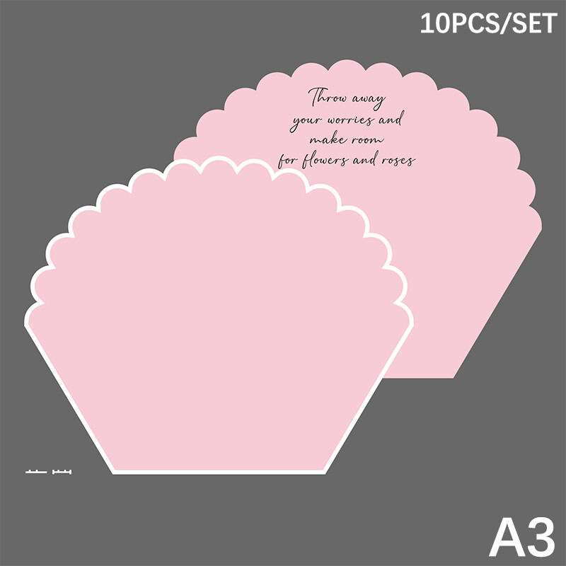 10pcs Petal Flower Wrapping Paper Valentine's Day Wedding Gift Packing ...